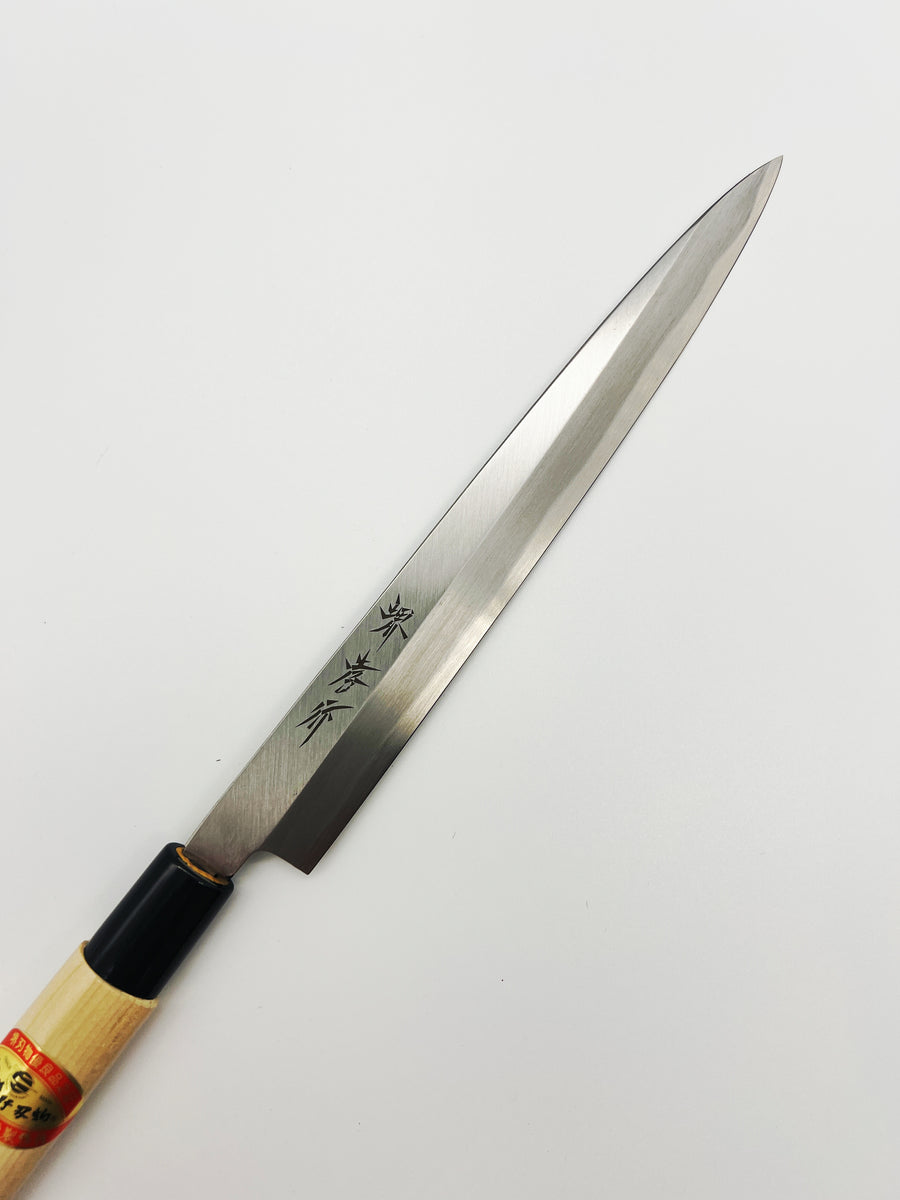 Sakai Takayuki Kasumitogi (White Steel) Japanese Chef's Fuguhiki (Sash ...